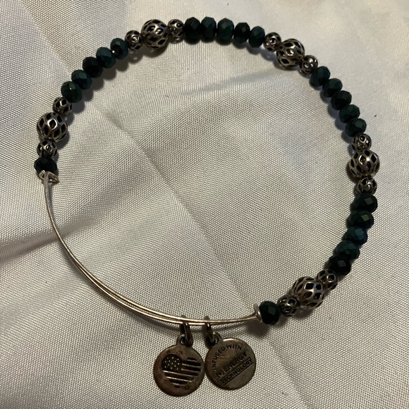 Alex and Ani | Jewelry | Alex And Ani Blue And Silver Bead Bracelet ...